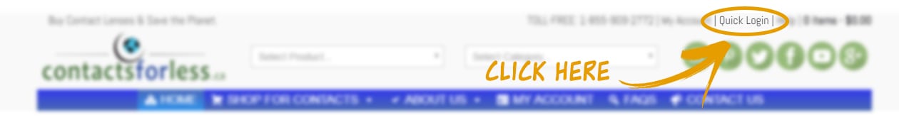 How to Re-Order Contacts Or Get Your Receipt - ContactsForLess