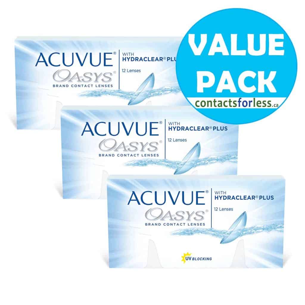 Weekly Disposable Contact Lenses only at ContactsForLess.ca